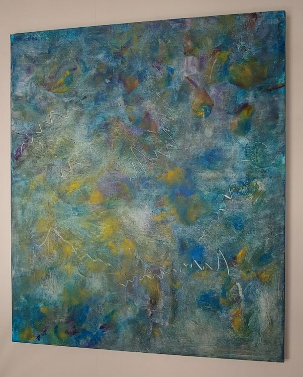 Gemälde,Abstrakt,Unikat von mir selbstgemalt 55×46 (Neu (gemäss Beschreibung)) in Riehen für CHF ...