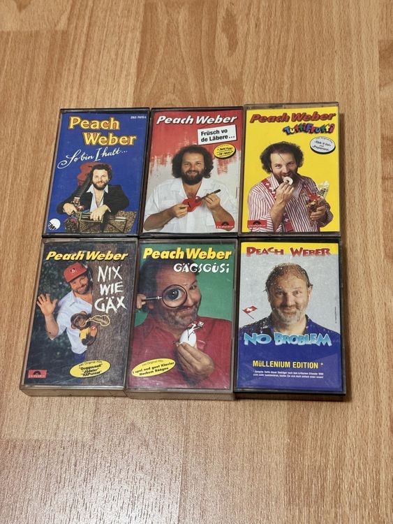 Peach Weber Kassetten - Kult! 6 Stück (Gebraucht) in Ebikon für CHF 35 ...