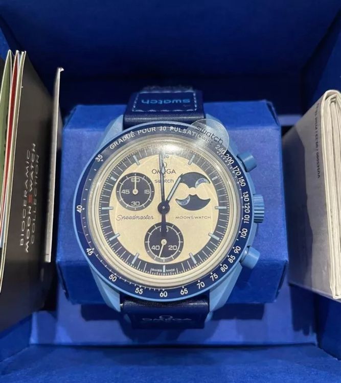 Omega x Swatch Mission to the Super blue Moonphase (Neu und originalverpackt) in Kriens für CHF ...