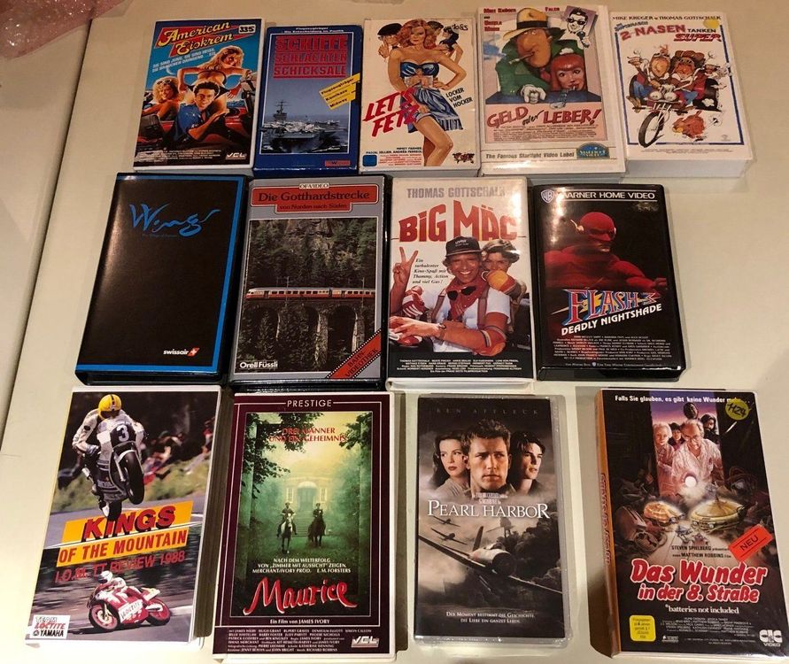 VHS Sammlung 13 Filme ältere VHS | Kaufen auf Ricardo