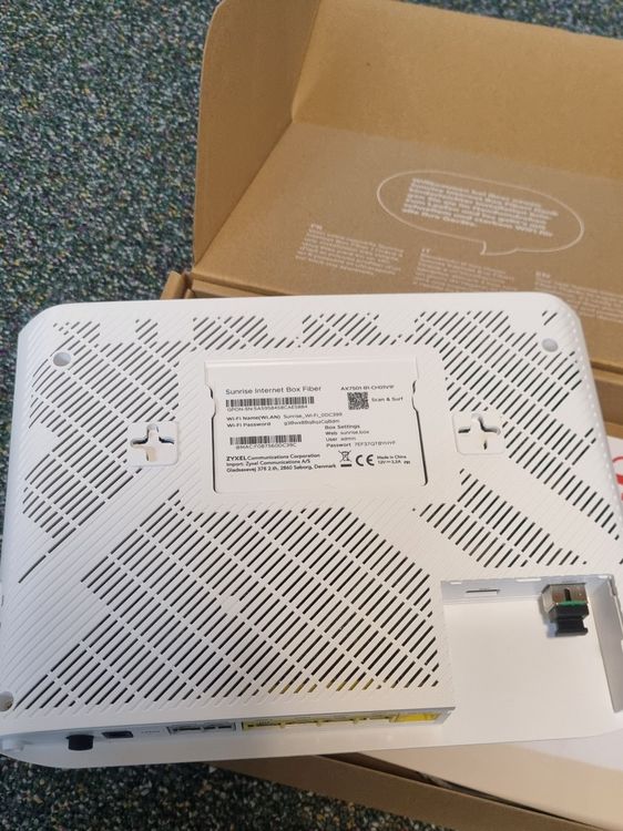 Sunrise Internet Box Fiber (Neu und originalverpackt) in Treyvaux für ...