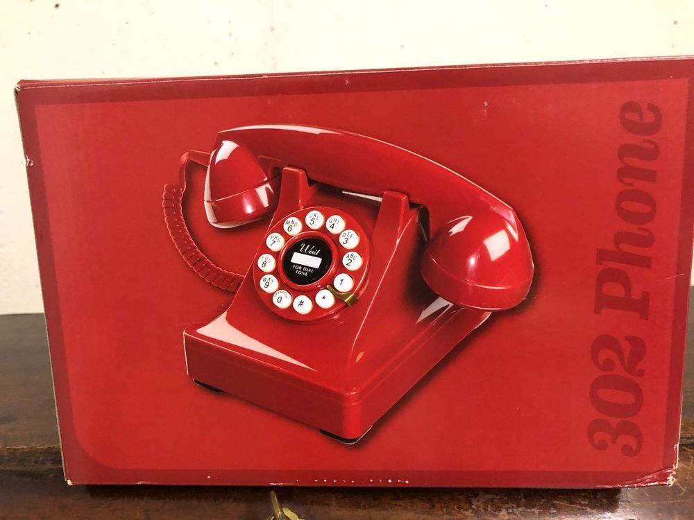 Telefon 302 Phone mit Wählscheibe in Rot | Kaufen auf Ricardo