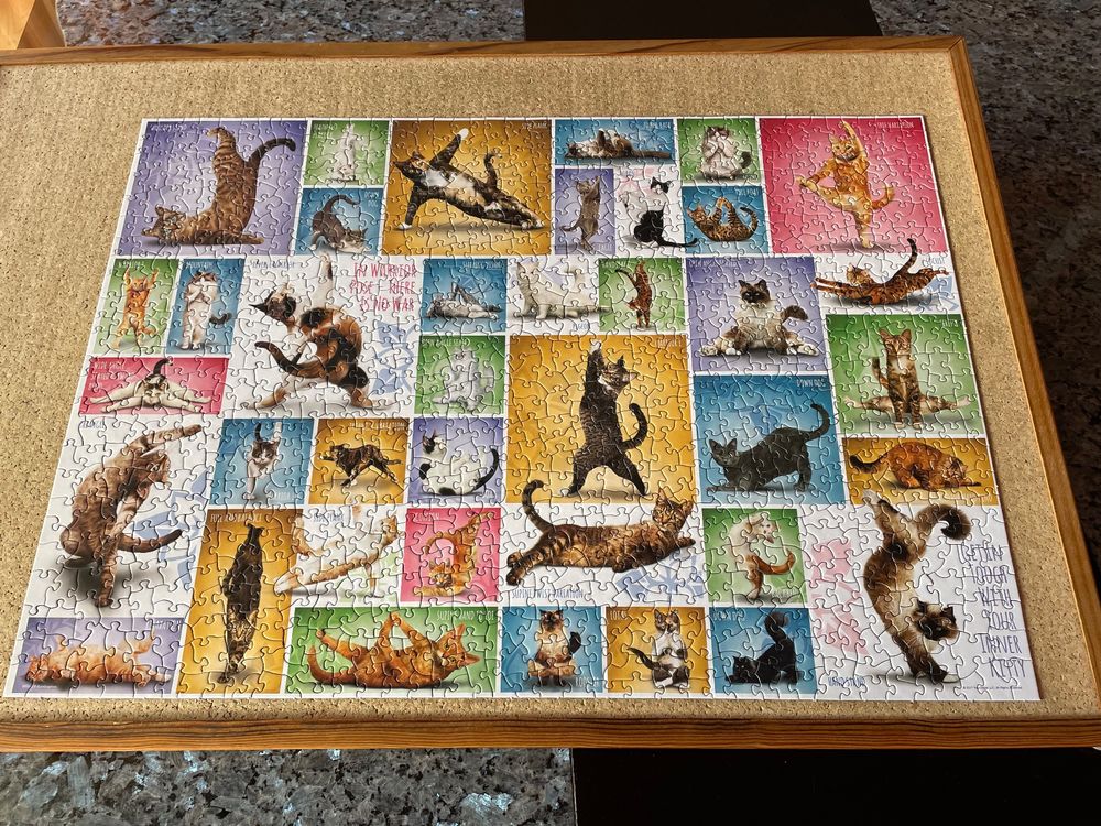 Comic Puzzle KATZEN JOGA 1000 Teile (Gebraucht) in buch am irchel für CHF 8 – mit Lieferung auf ...