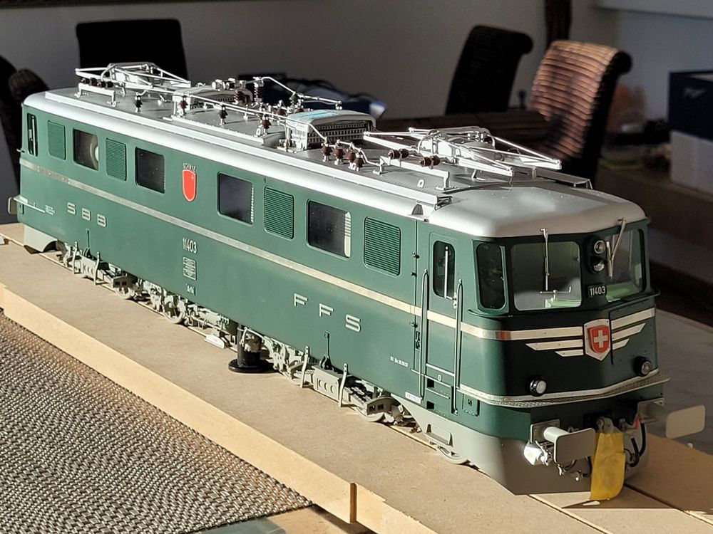 MODELBEX I-MX.001/1 E-Lok SBB Ae 6/6 11403 grün SCHWYZ - NEU (Neu und ...