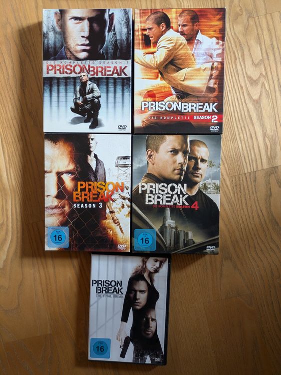 DVD - Prison Break (Staff. 1-4 & Final Break - Top Zustand) (Gebraucht ...