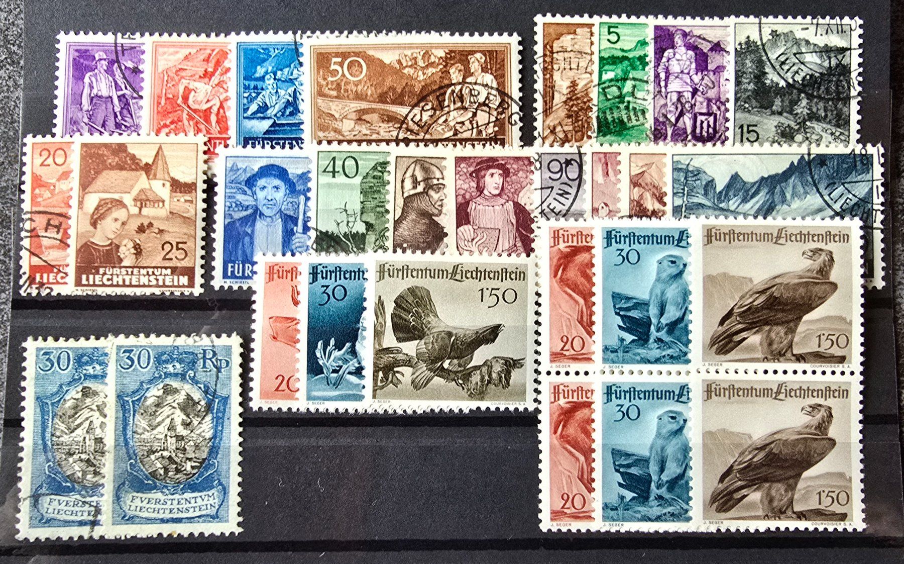 Alte Briefmarken, Fürstentum Liechtenstein, Top Zustand! (Gebraucht) in ...
