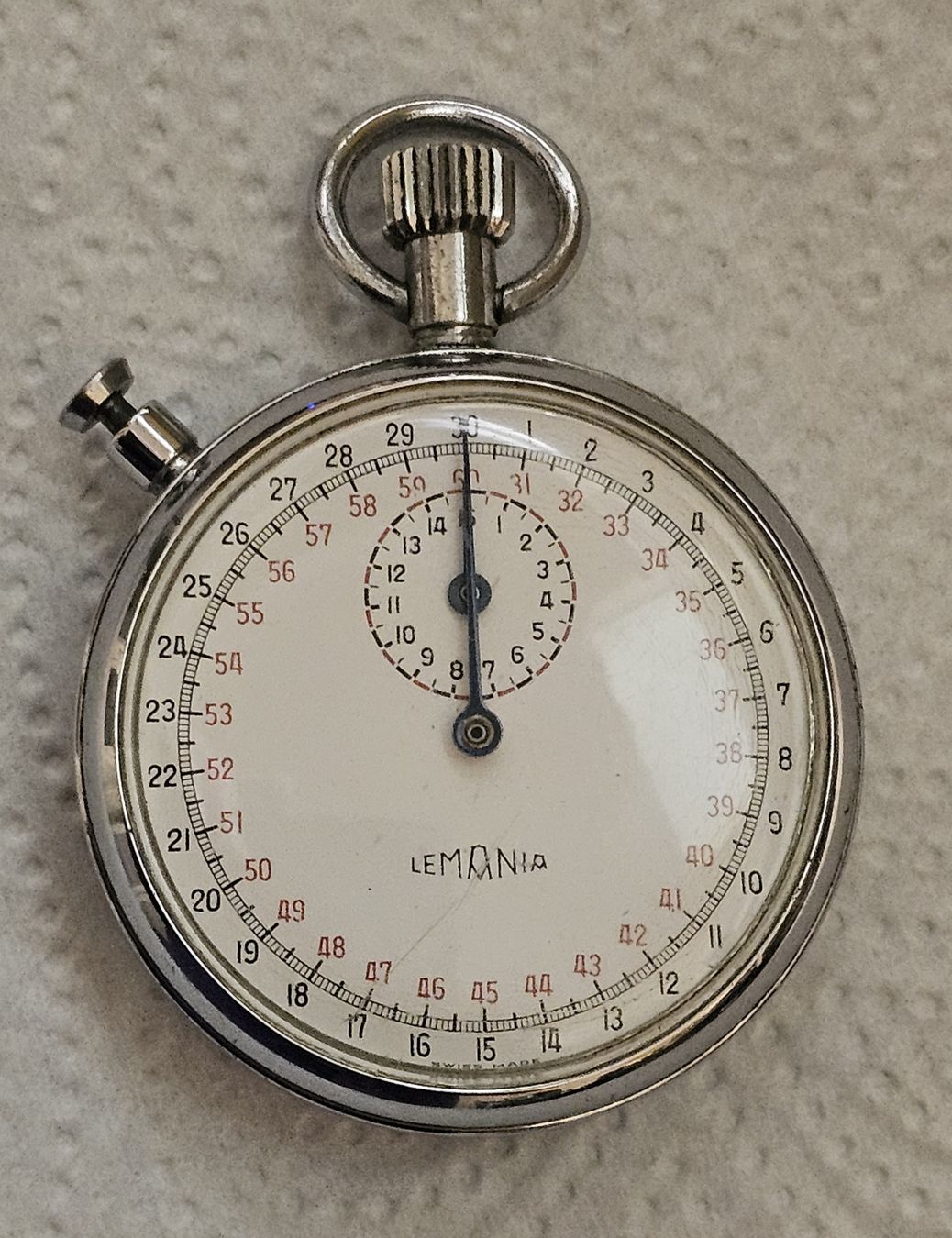 Chronomètre Lemania vintage, 7 rubis, fabrication suisse. (Gebraucht ...