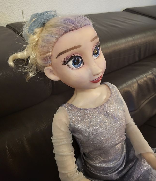 Elsa die Eiskönigin Puppe, einmalig schön! 80cm. (Gebraucht) in Zell LU ...