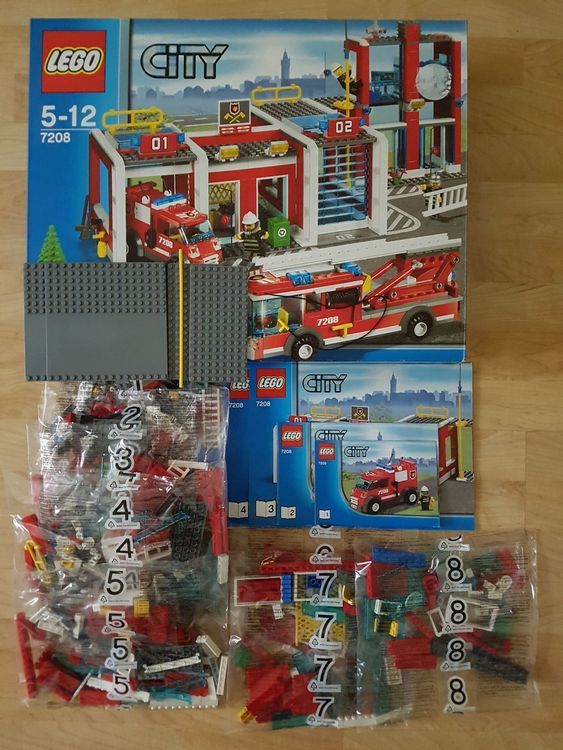 LEGO City 7208 Grosse Feuerwehr-Station (Neu (gemäss Beschreibung)) in ...
