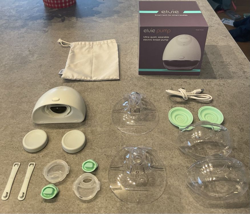 elvie single pump - kaum gebraucht, komplett sterilisiert | Kaufen auf ...