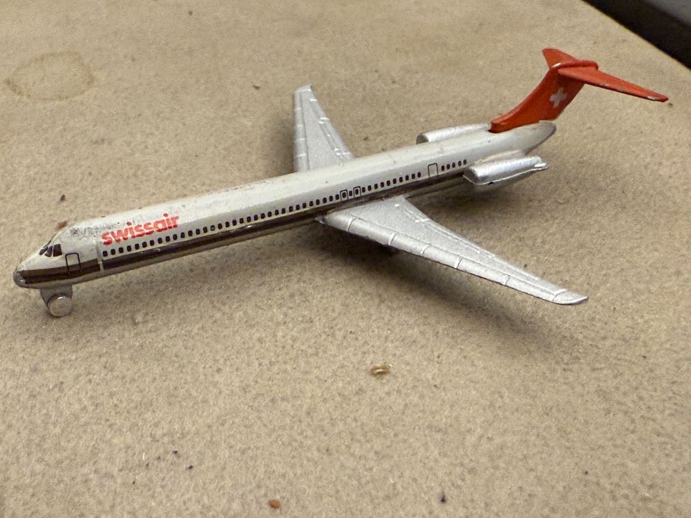 Swissair Flugzeug Modell, Rarität, Sammlerstück, Top! (53) (Gebraucht ...