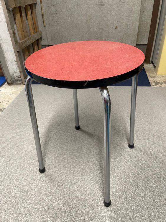 Vintage Kelko Hocker Taburettli rot rund (Gebraucht) in für CHF 20 ...