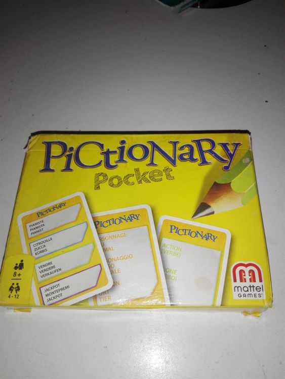 Pictionary Pocket (De-Fr-It) -Mattel (Gebraucht) in St.Galllen für CHF ...