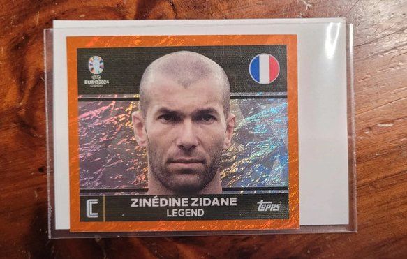 Topps Euro 2024 Zidane Captain Orange Border Mega Rare (Gebraucht) in ...
