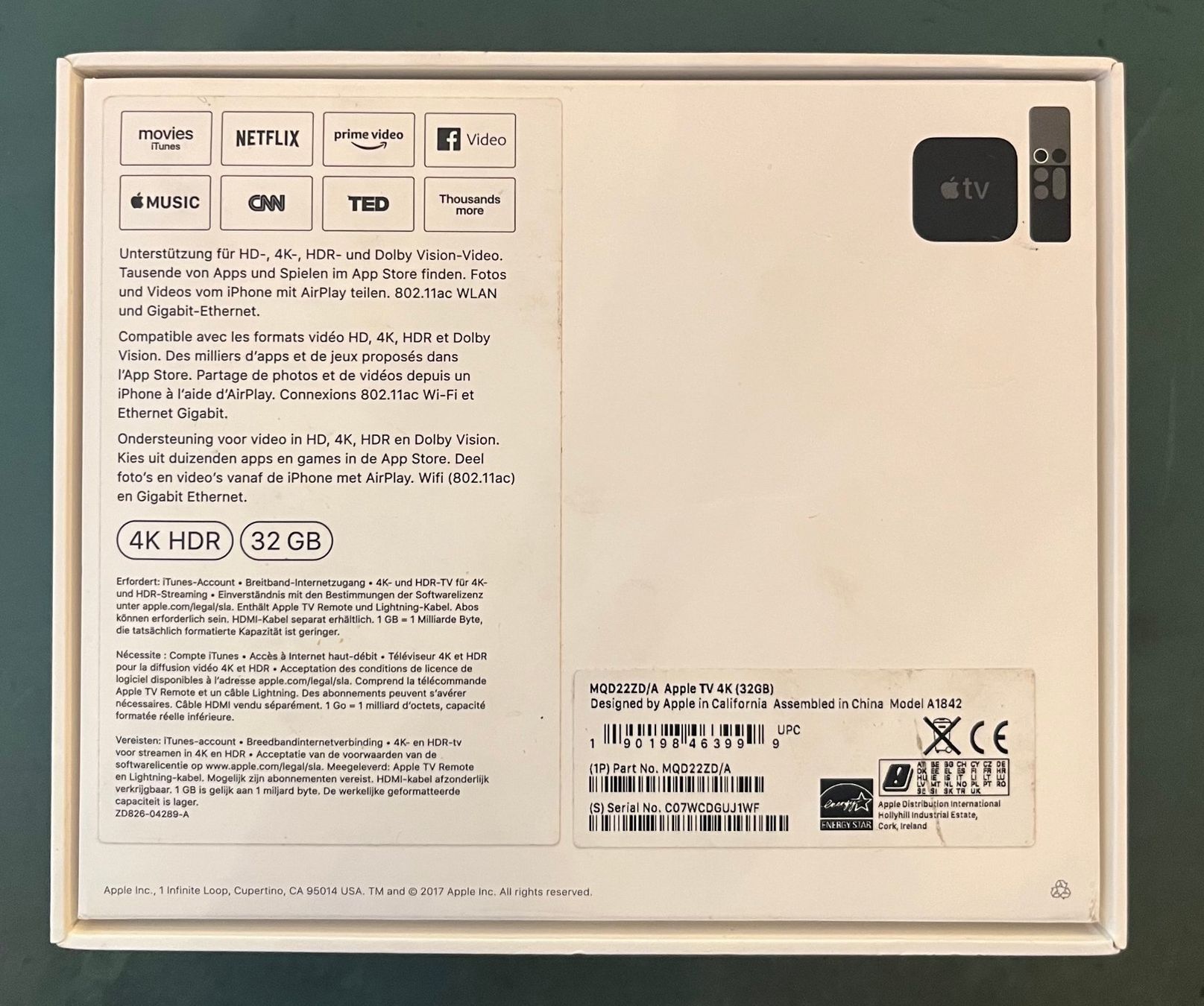 Apple TV 1st Gen (A1842) - Getestet (Neu (gemäss Beschreibung)) in ...