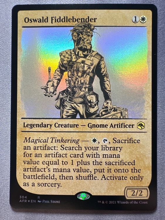 Oswald Fiddlebender FOIL Variant 304 Forgotten Realms (Neu (gemäss ...