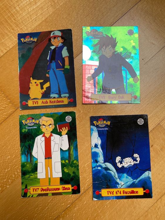 4 carte Pokémon TV animation édition 1999 (Gebraucht) in Delémont für ...