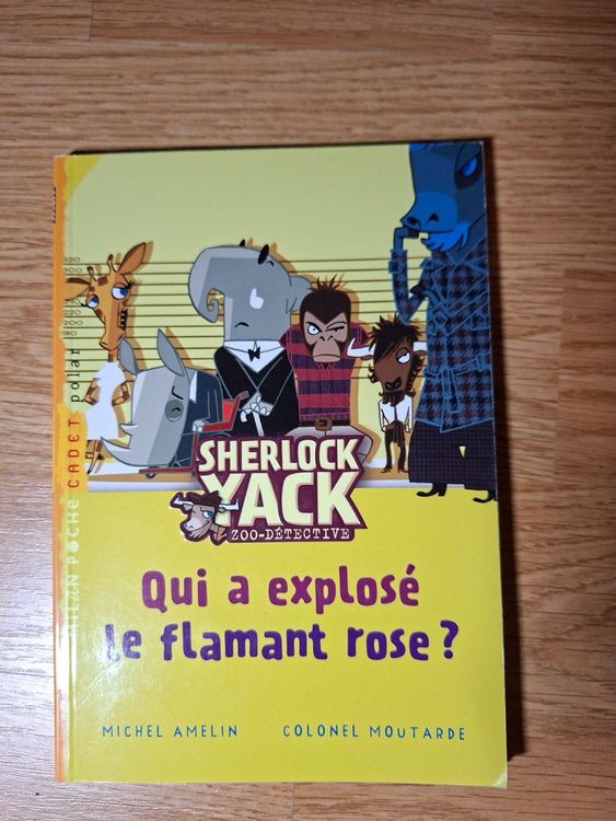 livre Sherlock Yack zoo-détective Qui a explosé le flamant R (Neuf ...