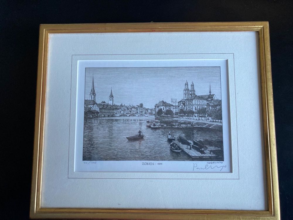 Original-Grafik Paul Wyss Zürich | Kaufen auf Ricardo