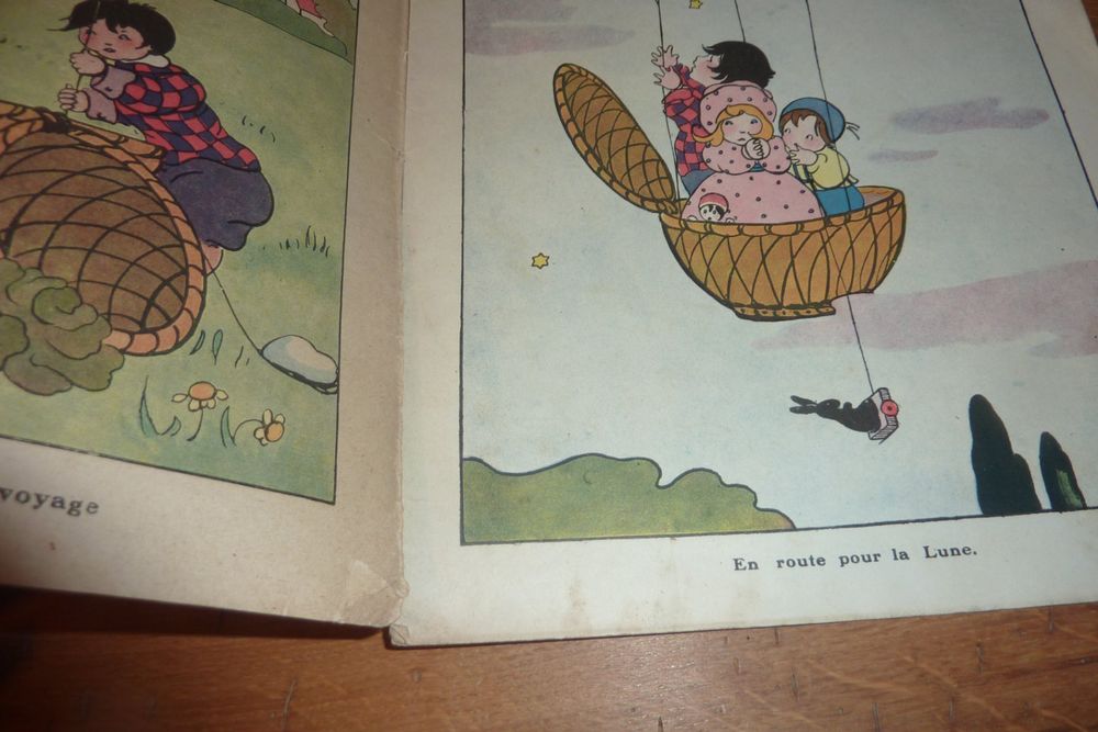 Un Voyage dans la Lune,Alice Aubry,Hachette,1920, Litho (Gebraucht) in ...