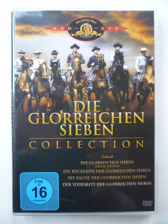 4x Die glorreichen Sieben Klassiker Yul Brynner, McQueen | Kaufen auf Ricardo