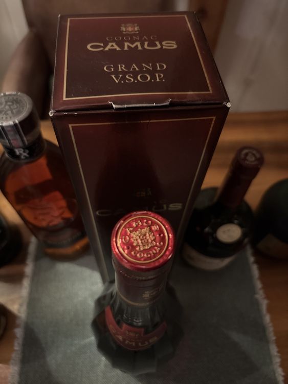 Camus Grand VSOP Cognac – alte Abfüllung mit Box (40%, 1L) (Neu und ...