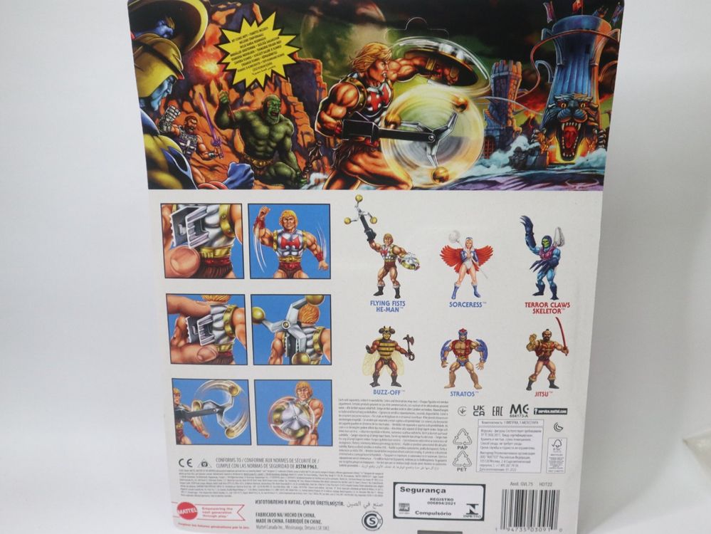 MOTU He-Man Flying Fists Masters of The Universe He Man (Neu und ...