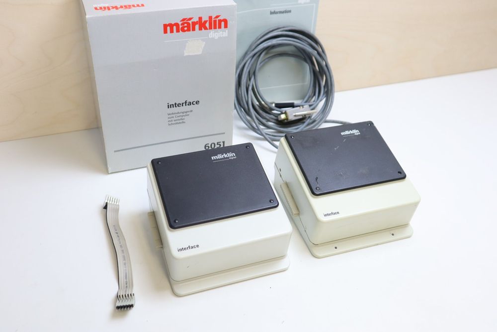 Märklin 2 x Interface 6051/6050 + Kabel - Digital (Gebraucht) in ...