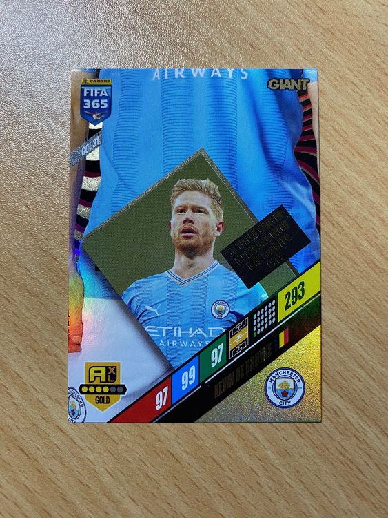 Panini Adrenalyn XL 2024 Kevin de Bruyne Manchester City (Neu (gemäss ...