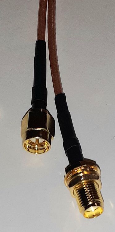 0,2 Meter RG 316 Kabel 50 Ohm SMA Stecker - SMA Buchse | Kaufen auf Ricardo