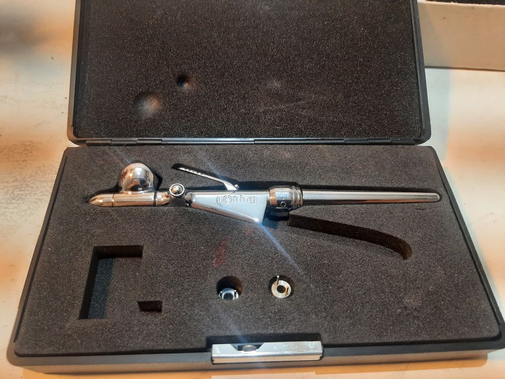 Airbrush-Set, Kompressor JUN-AIR G-1710 / Rotring (Gebraucht) in ...