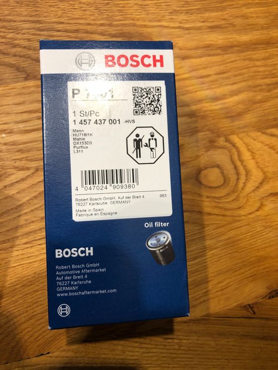BOSCH P 7001 Ölfilter für Mercedes und Jeep- 1 Stück (Neu und ...