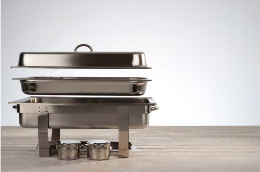 Chafing Dish Chef, Edelstahl, 9 L, GN 1/1, mit Deckel (Neu und ...