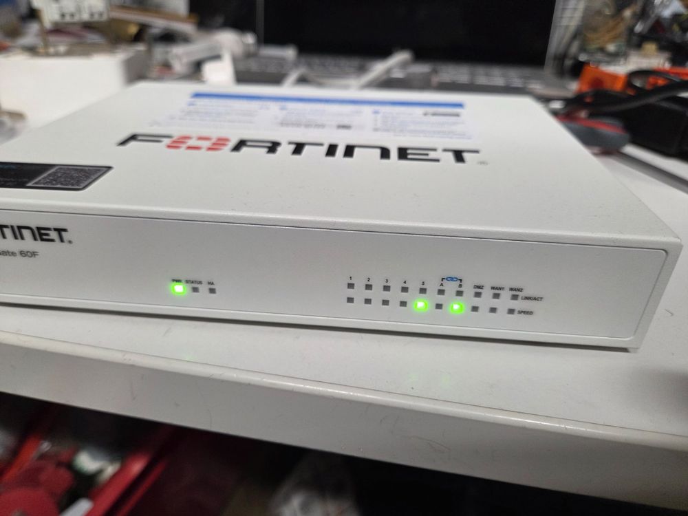 Fortinet FortiGate 60F Firewall FG-60F mit 10 x RJ45 (Gebraucht) in Zürich für CHF 250 – mit ...