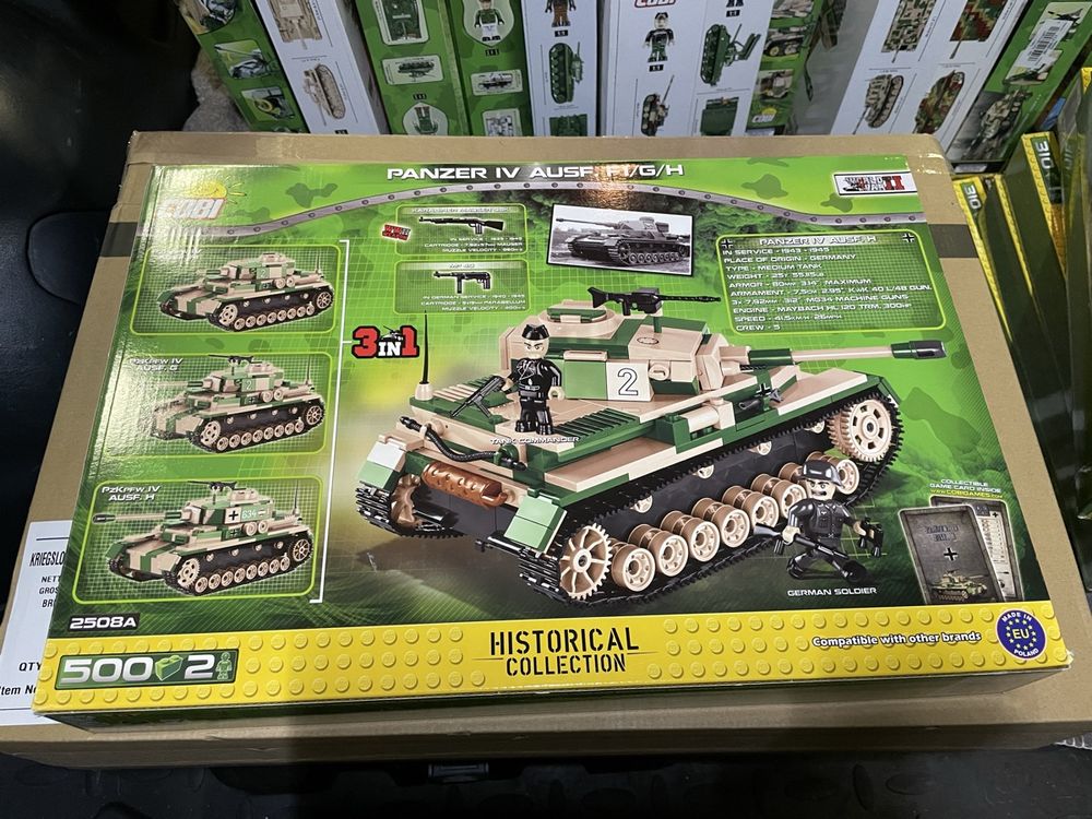 Cobi 2508A Panzer IV (Pz.Kpfw. IV Ausf. F1/G/H) (Neuf avec emballage d ...