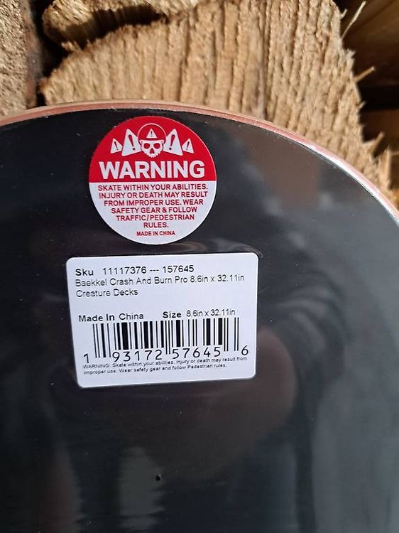 Creature Crash and Burn Deck 8.6" Neu (Gebraucht) in Ruswil für CHF 80 ...