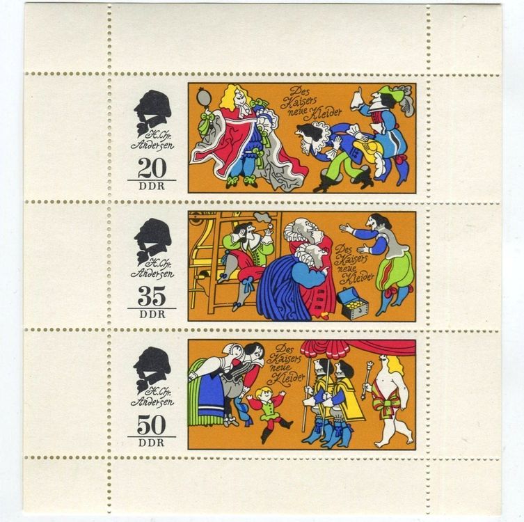 Block "Des Kaisers neue Kleider". DDR. (Neu und originalverpackt) in ...