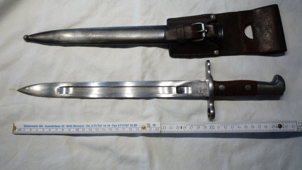 CH Ord. Bajonett Mod. 1899 ohne Nummer (Gebraucht) in Lyss für CHF 43 – mit Lieferung auf ...