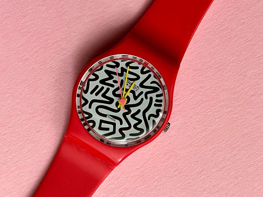 Swatch Lady Squiggly LR104 1985 Rarität - Top Zustand! (Neu (gemäss ...