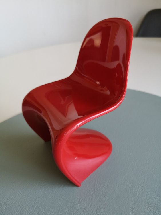 VITRA MINIATUR PANTON CHAIR, ROT | Kaufen auf Ricardo