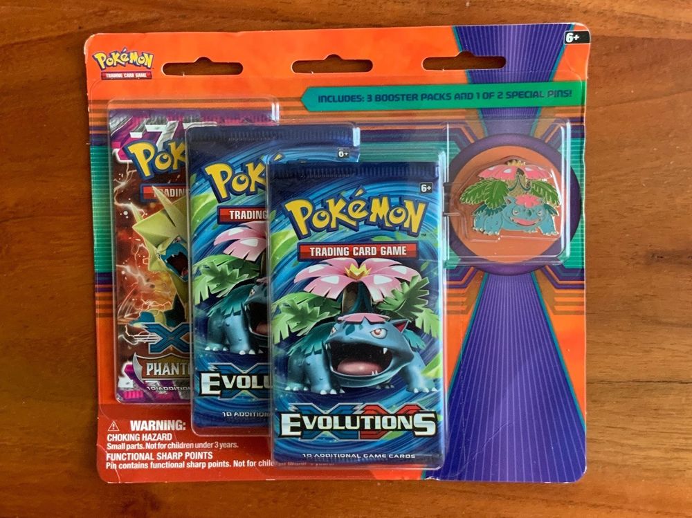 POKEMON sealed XY PHANTOM FORCES/EVOLUTIONS 3 pack blister | Kaufen auf ...