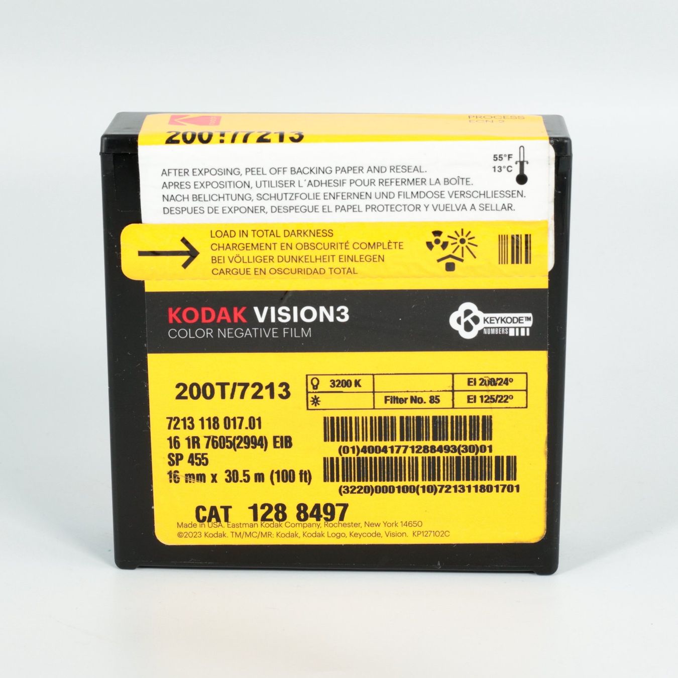 film neuf 16mm Kodak Vision 3 200T 7213 (Neuf avec emballage d'origine ...