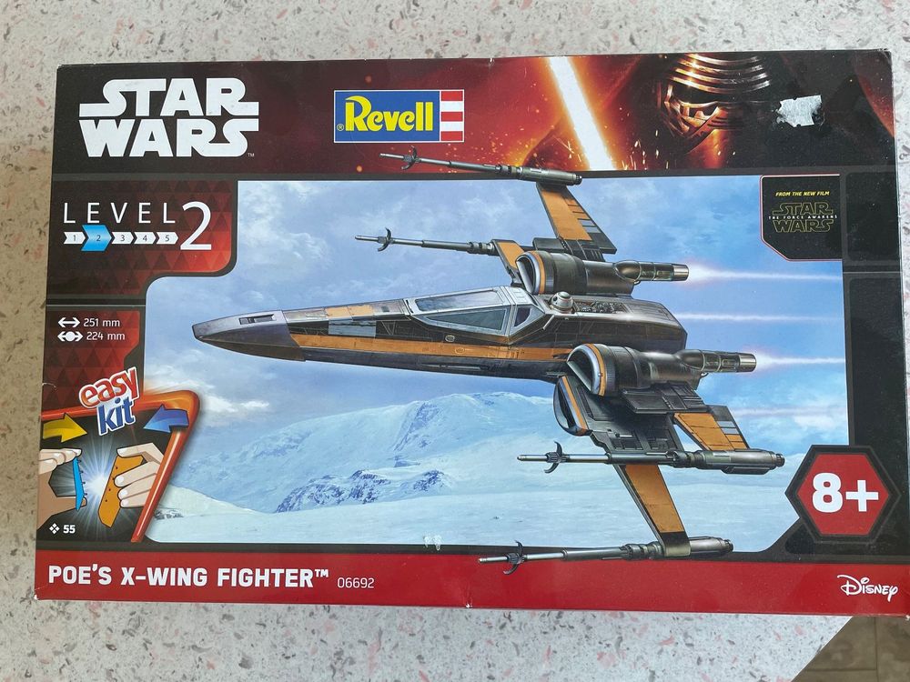 Revell Star Wars Poe's X-Wing Fighter Easy Kit 1/50 (Neu und ...