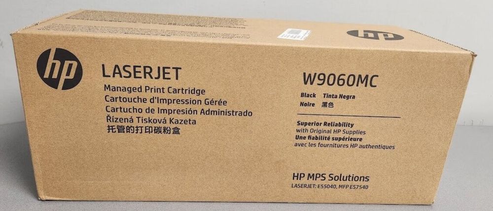 HP Color LaserJet MFP E55040dn/E57540c black Toner, W9060MC (Neu und ...