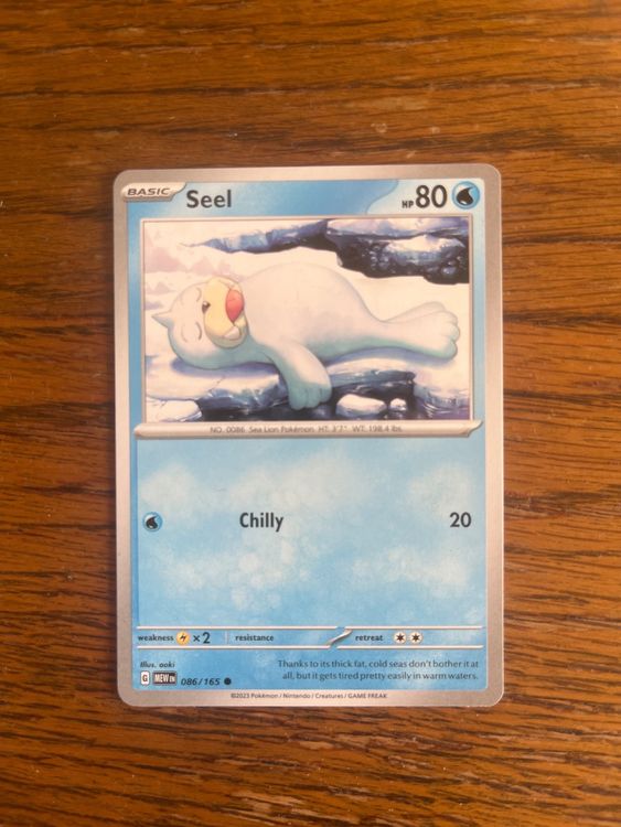 Carte Pokemon Seel - Scarlet & Violet 151 MEWEN - EN (Gebraucht) in ...