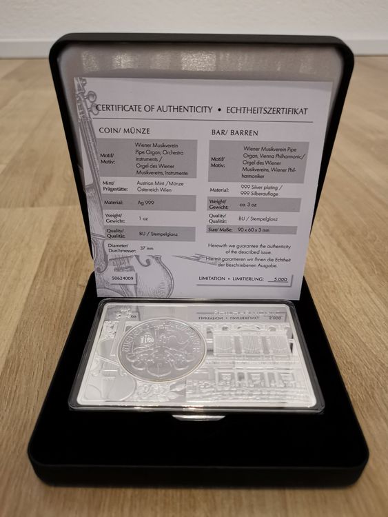 Wiener Philharmoniker Barren 2023 (1Stk) (Neu und originalverpackt) in ...