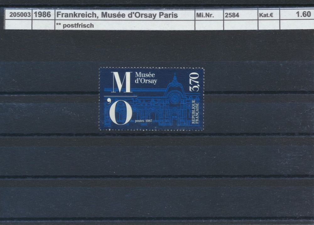 1986 Frankreich, Musée d'Orsay Paris (Neu (gemäss Beschreibung)) in ...
