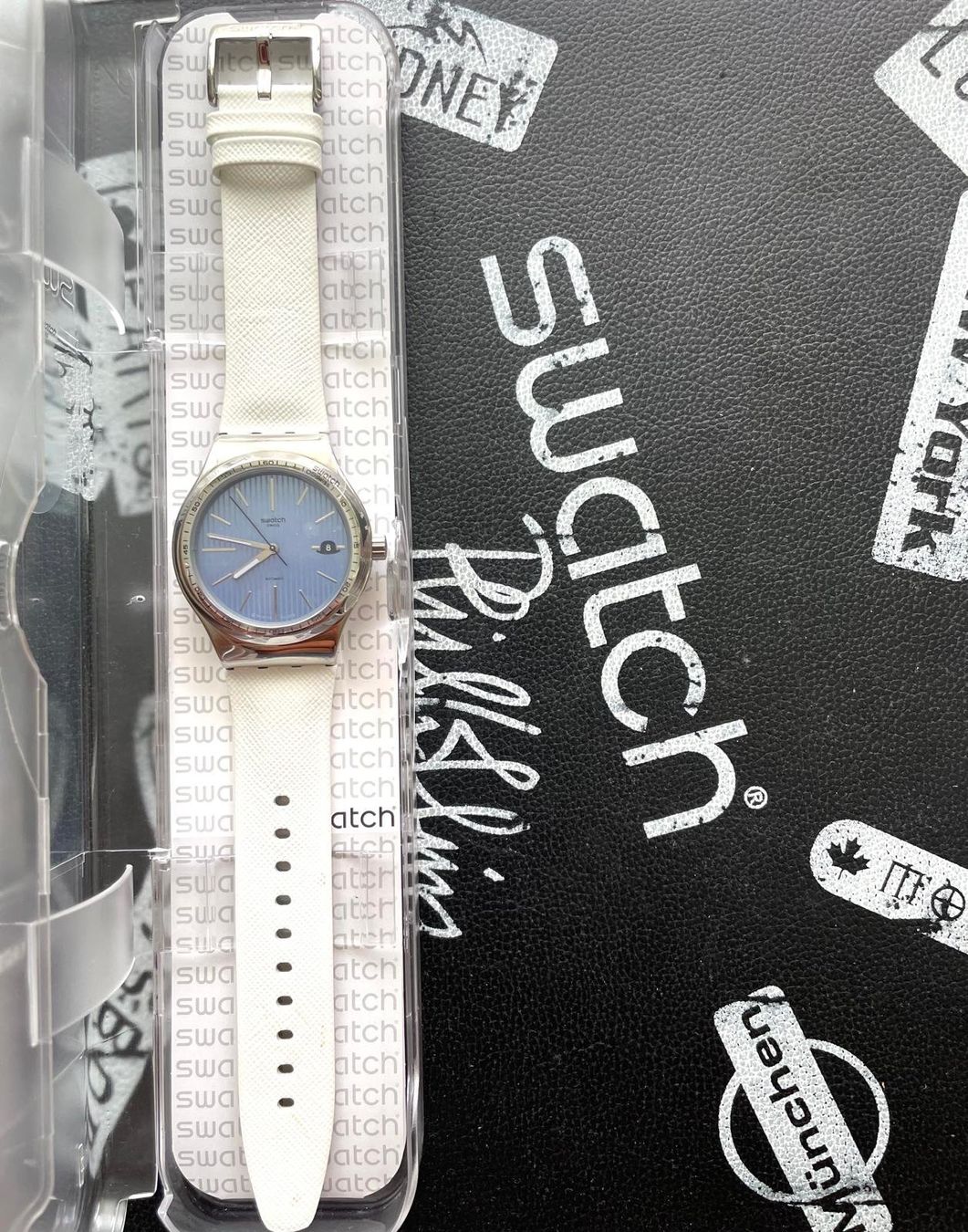 Swatch Uhr Automatic Sistem Classic Lines YIZ405 (Neu und ...