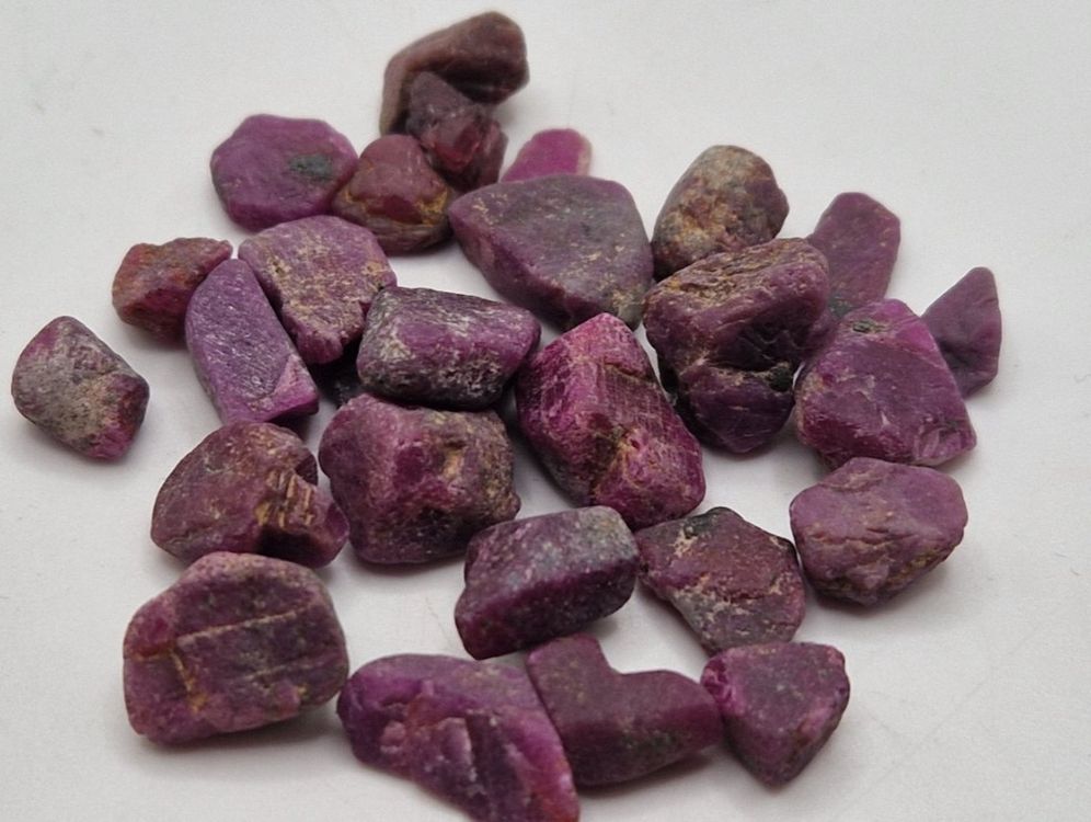 Rubin roh Lot total 98.3ct. (5) | Kaufen auf Ricardo