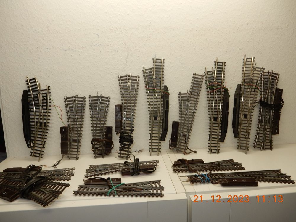 1 Lot Weichen/Gleise/Oberleitungen/Diverses Kleinbahn | Kaufen auf Ricardo